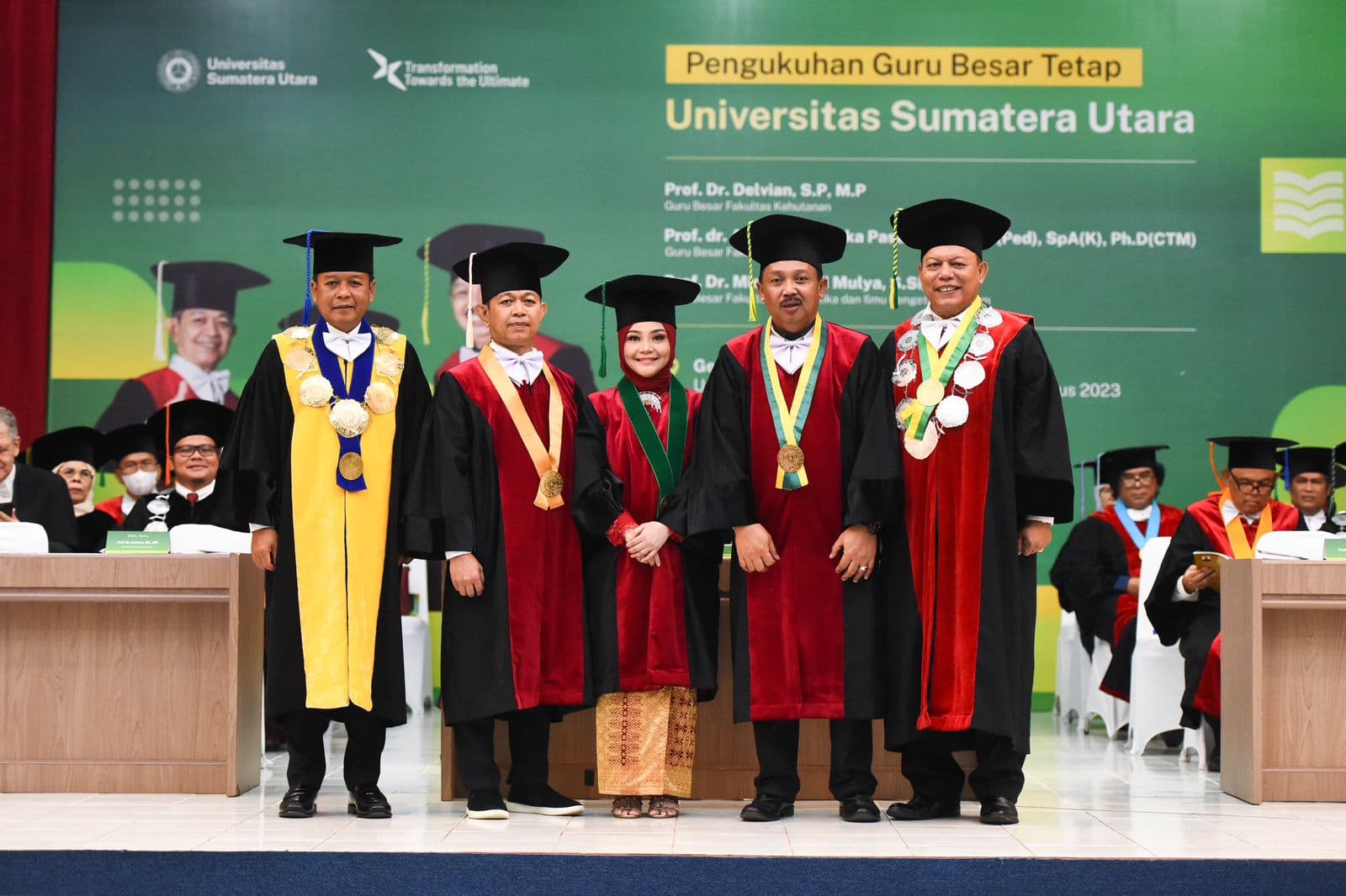 Adding Three Professors, Rector Looks Forward to USU DGB | Universitas ...