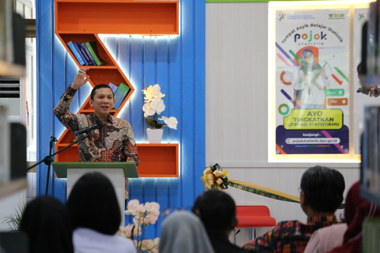 BPS Corner di Perpustakaan USU Diresmikan | Universitas Sumatera Utara