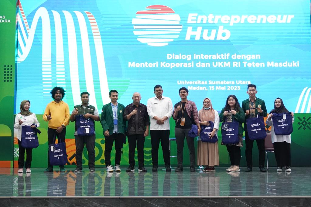 Dialog Interaktif Kemenkop UKM di USU dalam Entrepeneur Hub ...