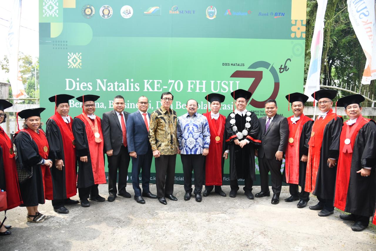 Orasi Ilmiah FH USU Undang Ketua KY RI | Universitas Sumatera Utara