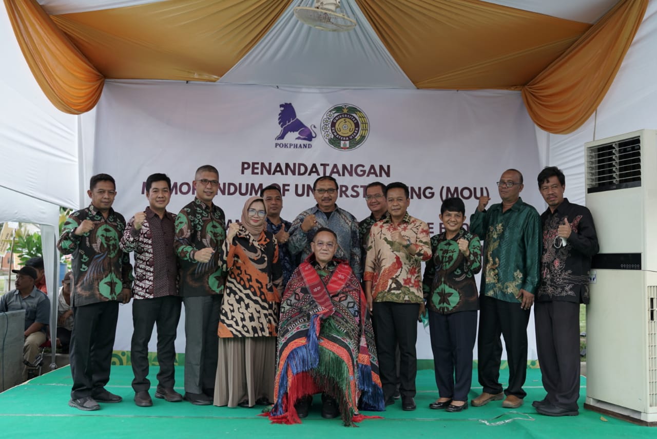 USU Terima Hibah Teaching Farm dan Beasiswa dari PT CPI | Universitas Sumatera Utara