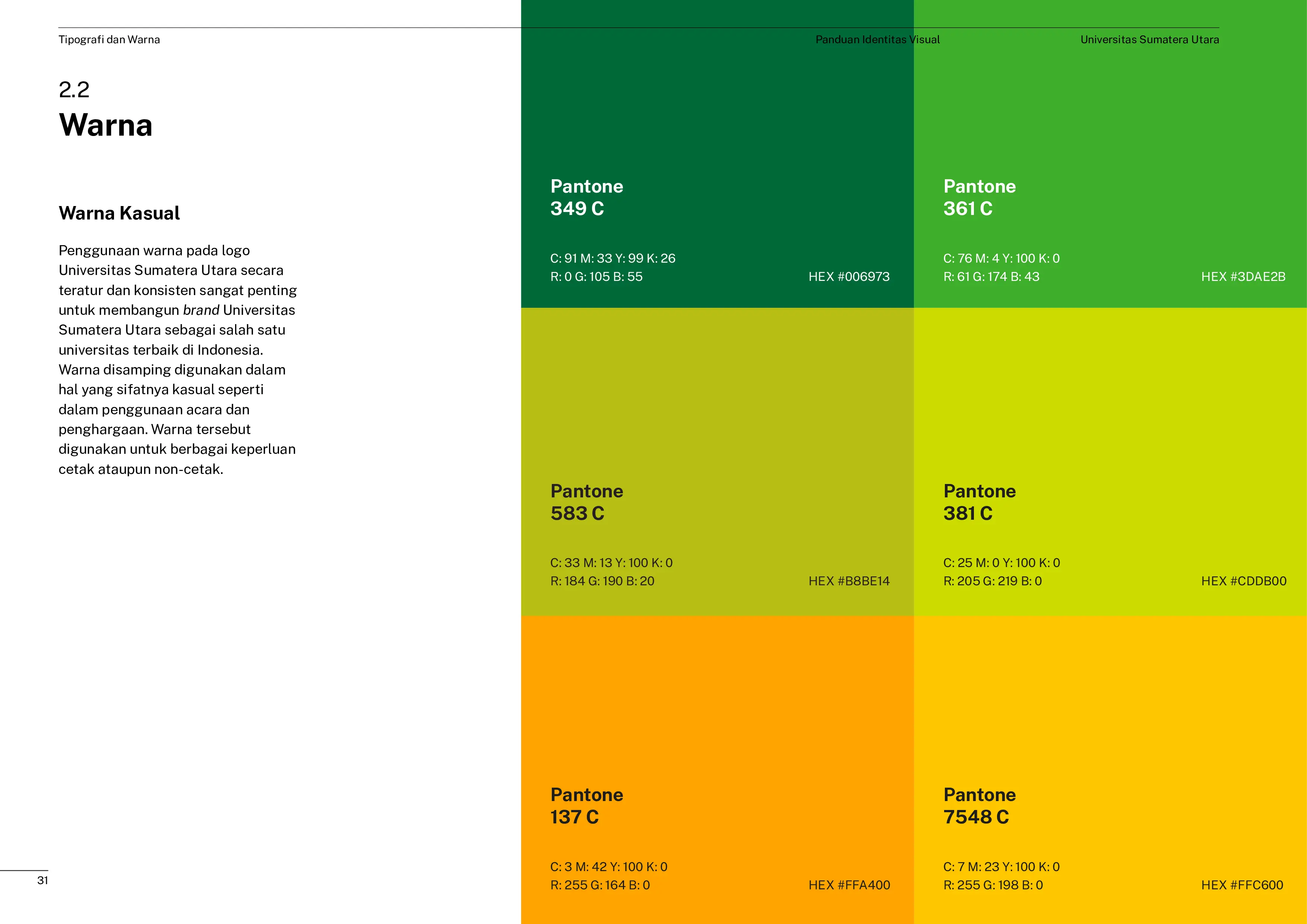 USU’s Identity | Universitas Sumatera utara