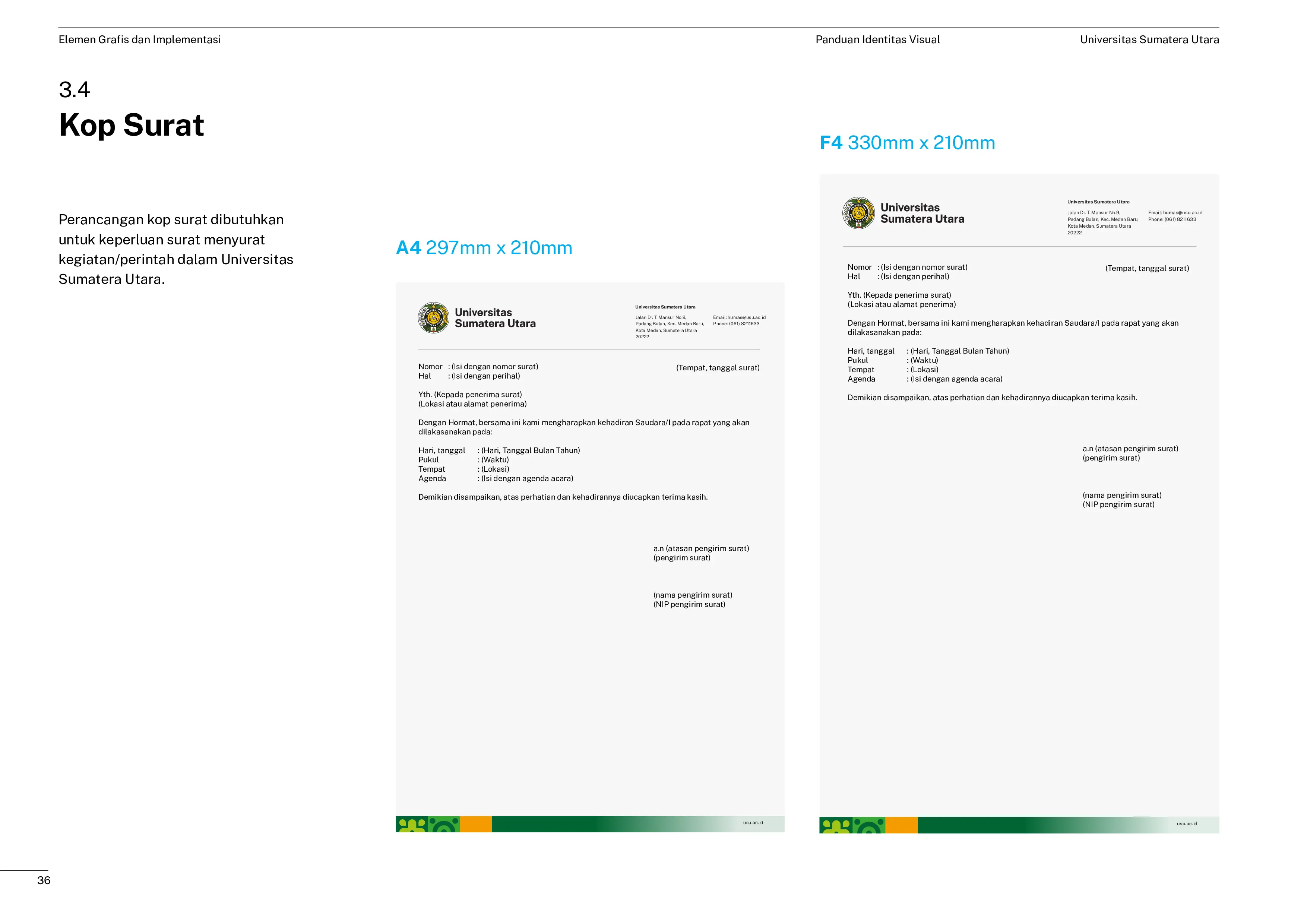 USU’s Identity | Universitas Sumatera utara